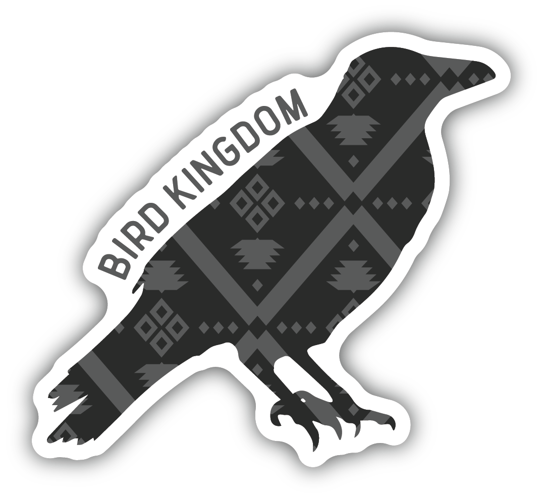 Crow Bird Kingdom Sticker – Bird Kingdom Giftstore